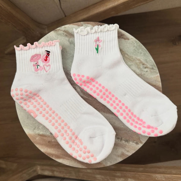Girly Things Grip Socks | Bold & Grippy Grip Socks – Souls.