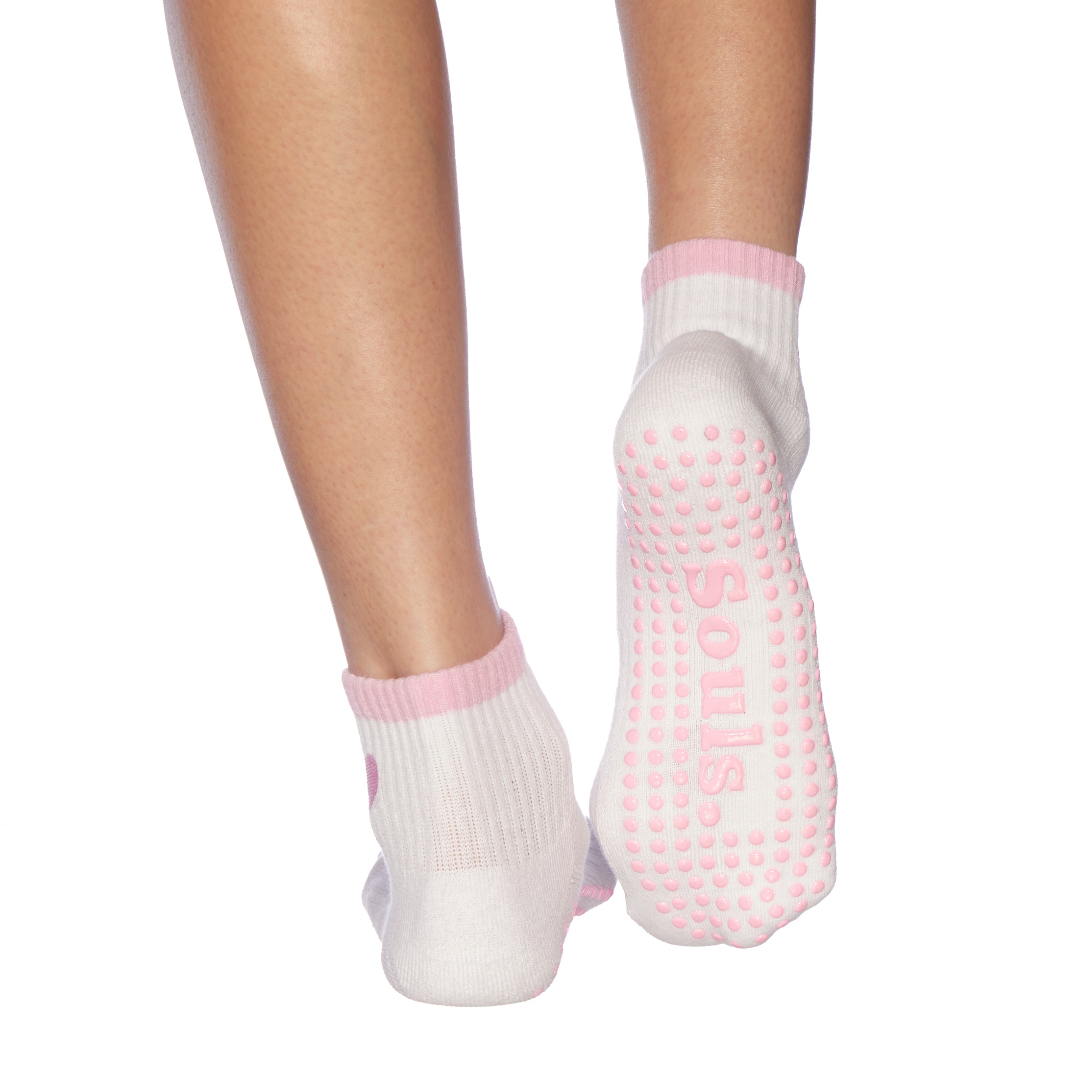 Pink Heart Grip Socks | Sweet Grip & Support Grip Socks – Souls.