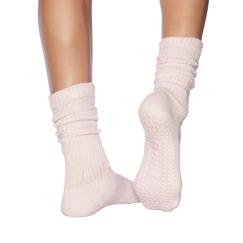 Baby Pink Cloud Grip Socks | Soft & Dreamy Grip Socks – Souls.